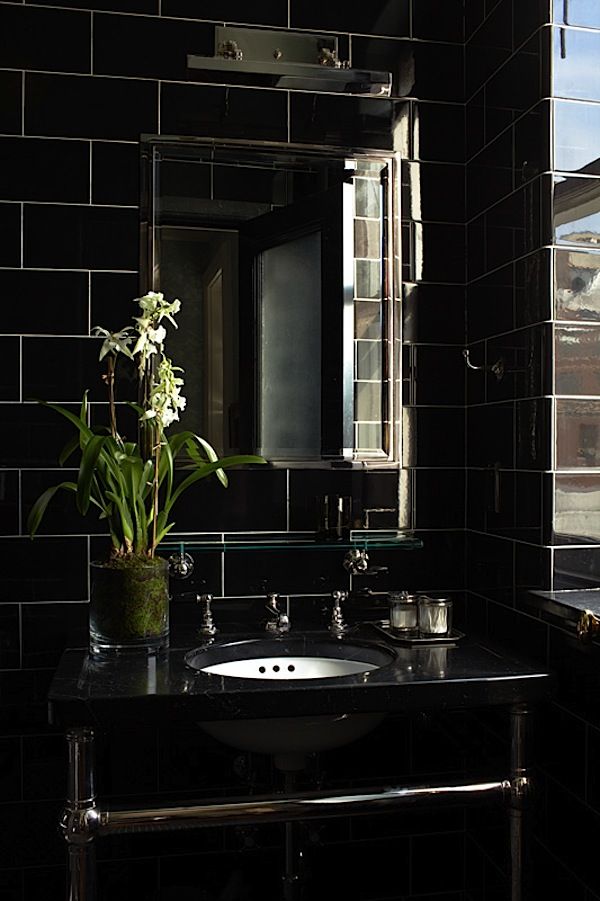 Got Any Blacker 10 Sexy Black Bathrooms You Need To See Tilejunket